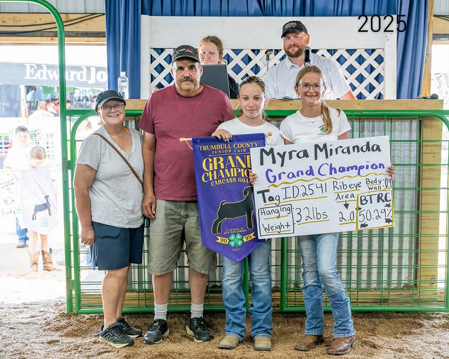 GRAND CHAMPION CARCASS GOAT: MYRA MIRANDA - Farm and Dairy