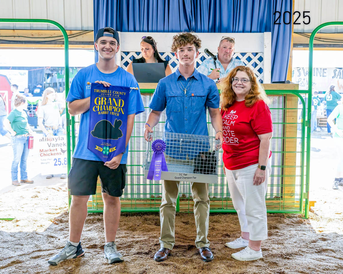 GRAND CHAMPION RABBIT FRYER: NOAH MORRIS - Farm and Dairy
