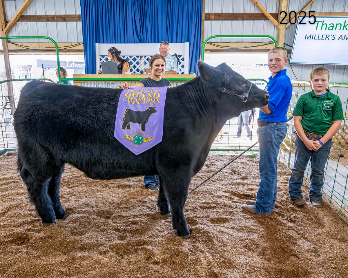 RESERVE CHAMPION MARKET BEEF: HUNTER MILLER - Farm and Dairy