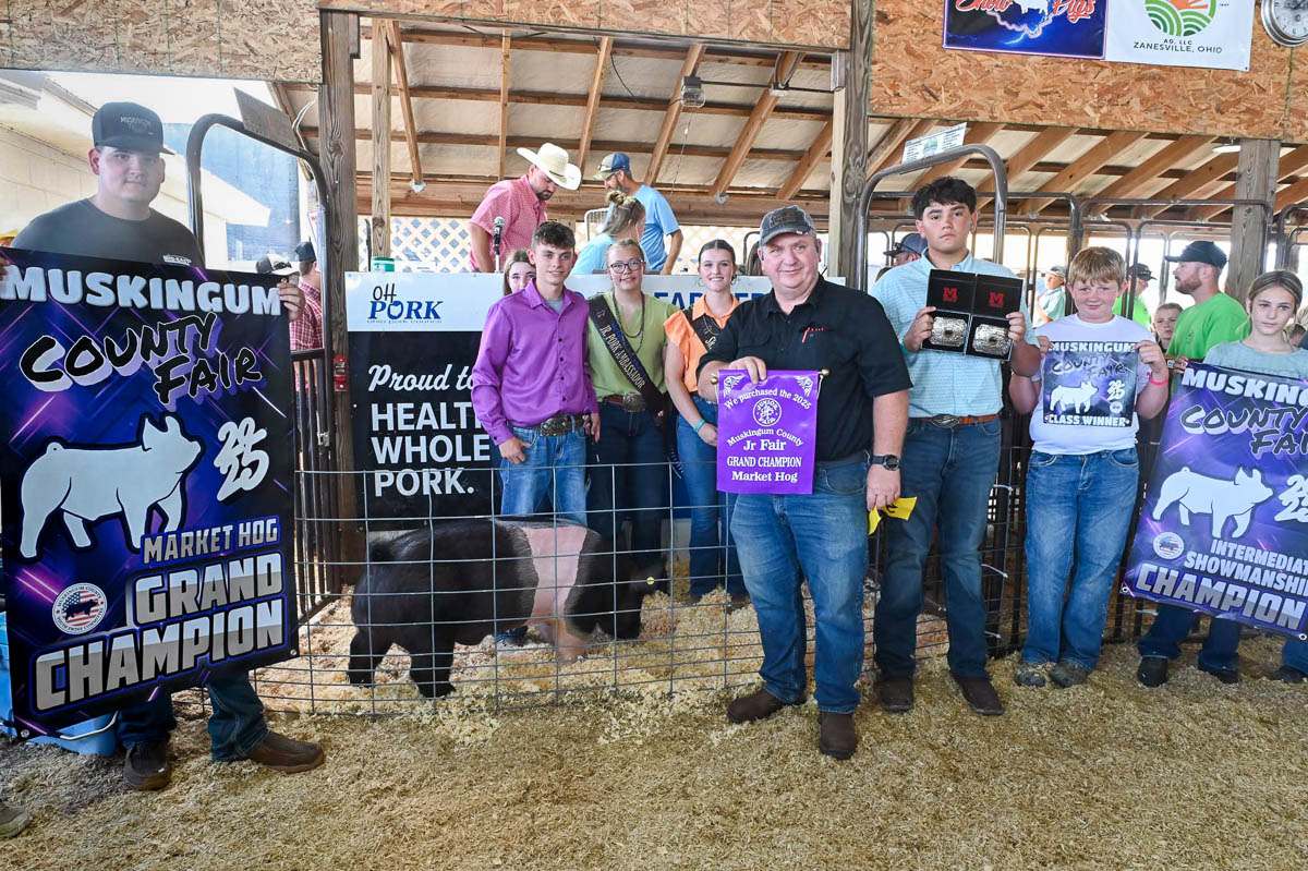 2025 Muskingum County Fair Livestock Sales results - Farm and Dairy
