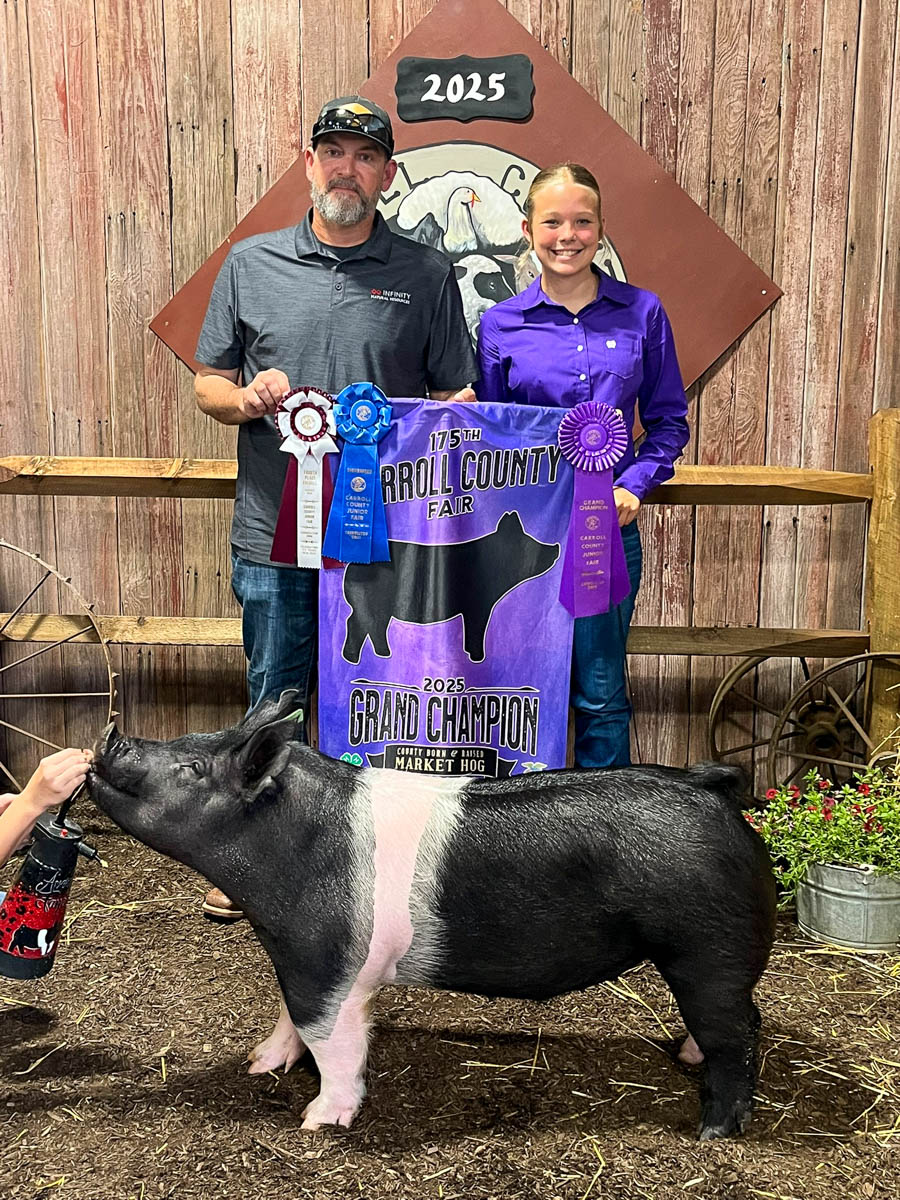 2025 Carroll County Fair Livestock Sale results - Farm and Dairy